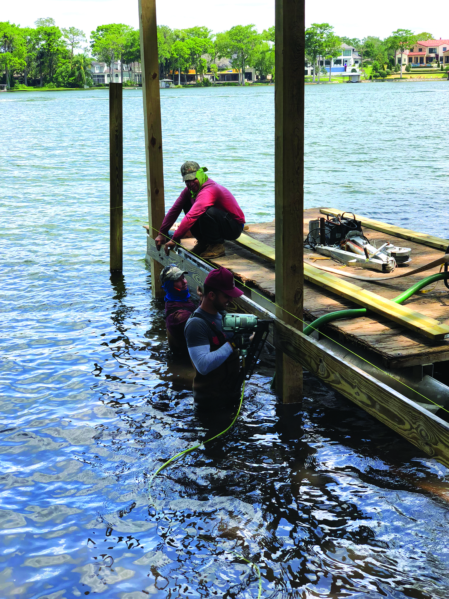 Building a Freshwater Dock