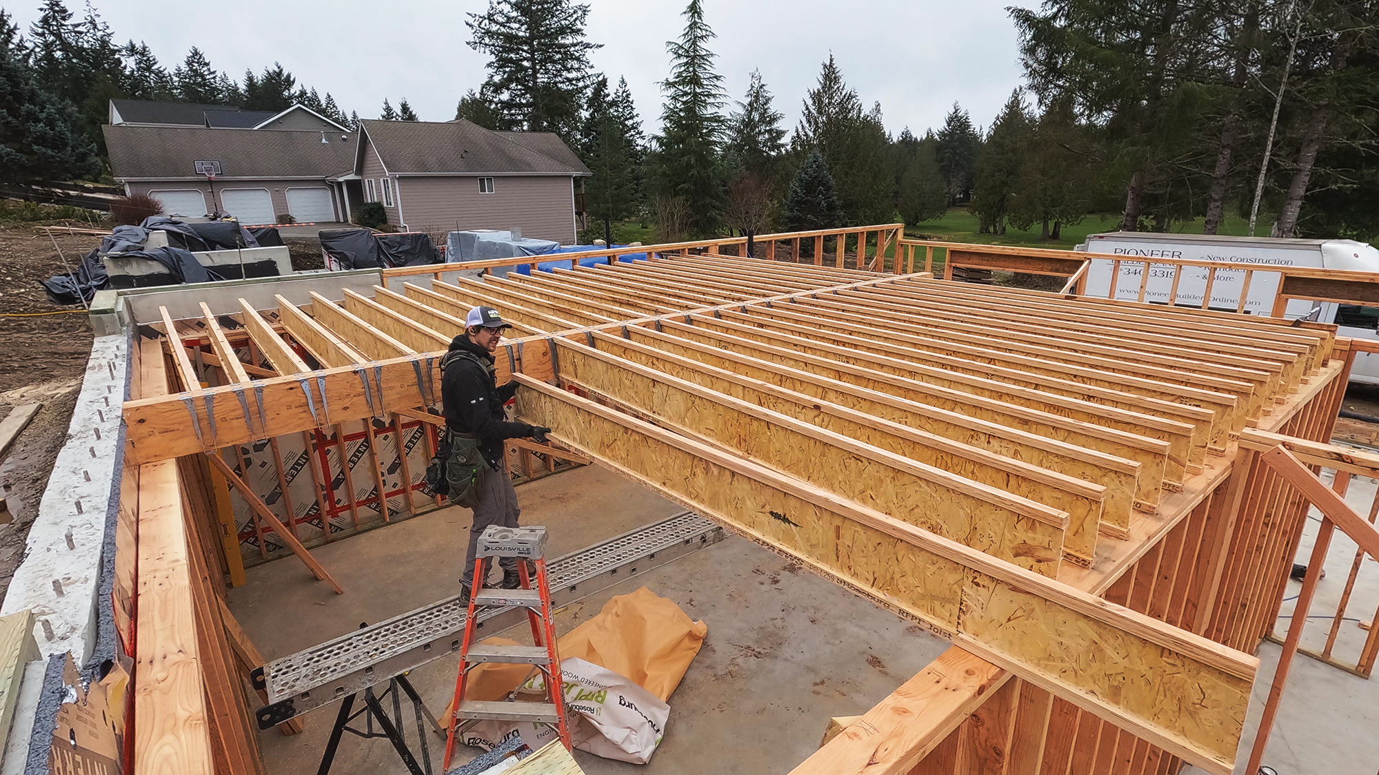 Concrete Slab Over Living Space