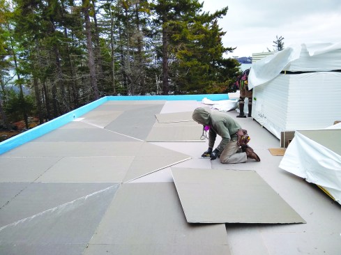 Roofing With Self-Adhering EPDM