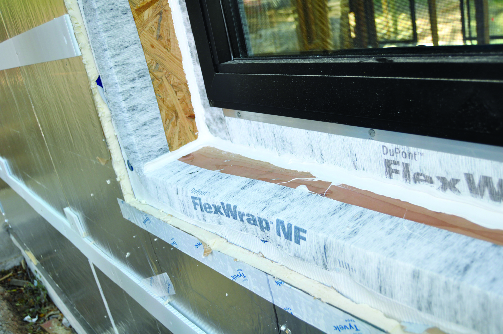 Fluid-Applied Window Flashing