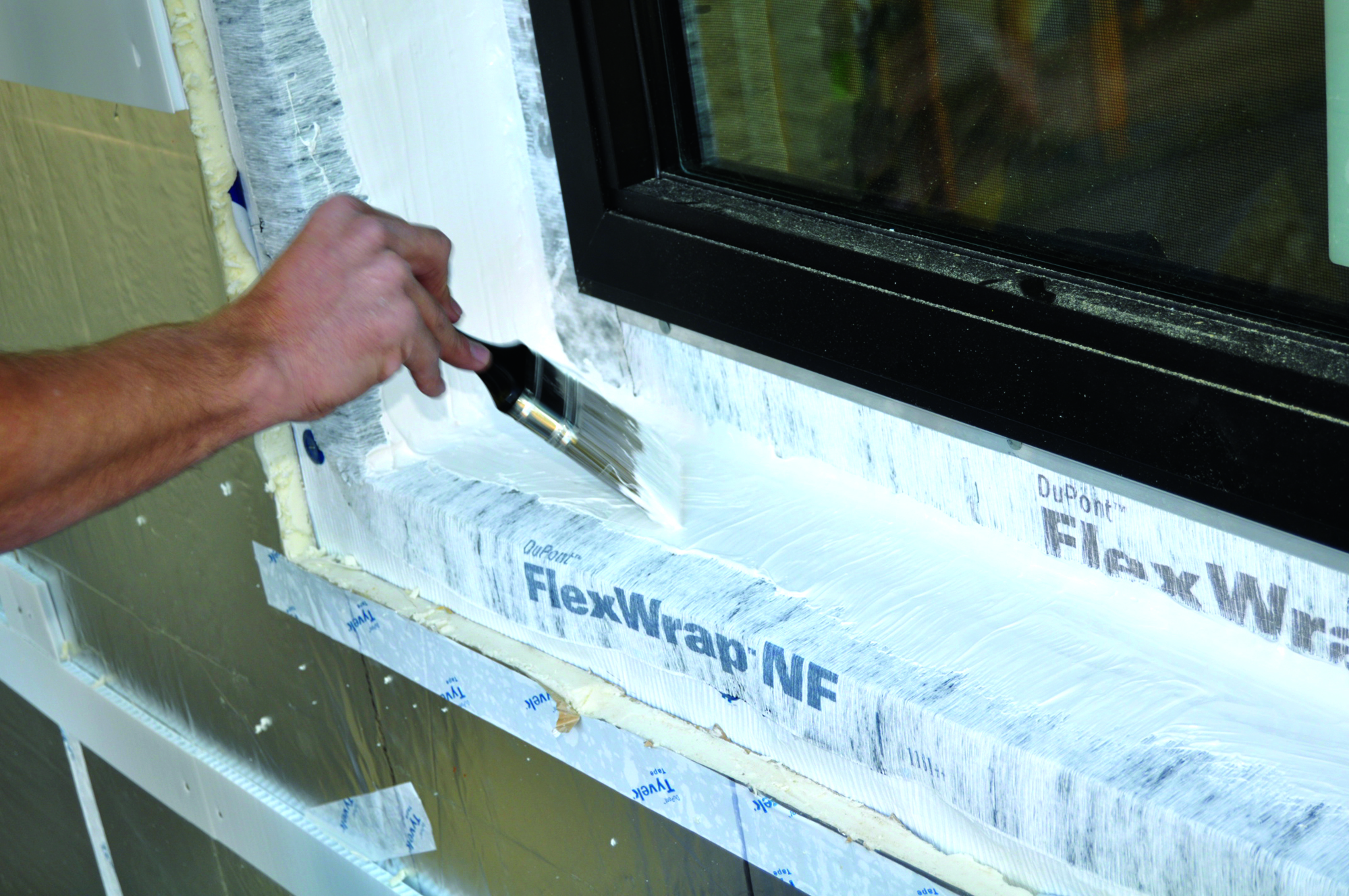 Fluid-Applied Window Flashing