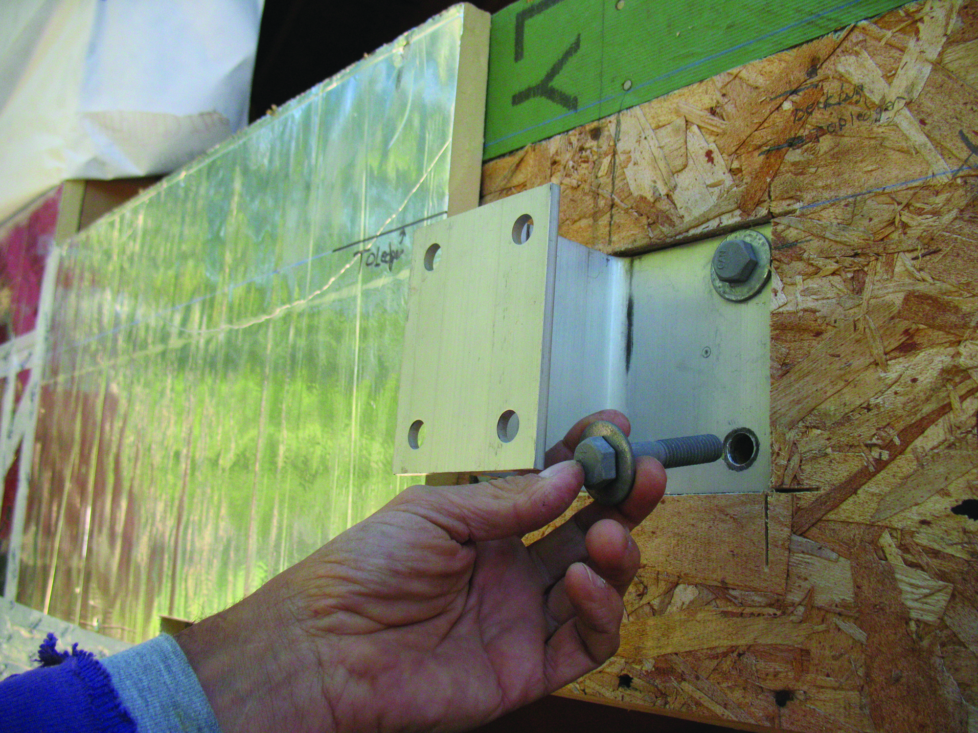 Installing Deck Ledgers Over Exterior Insulation