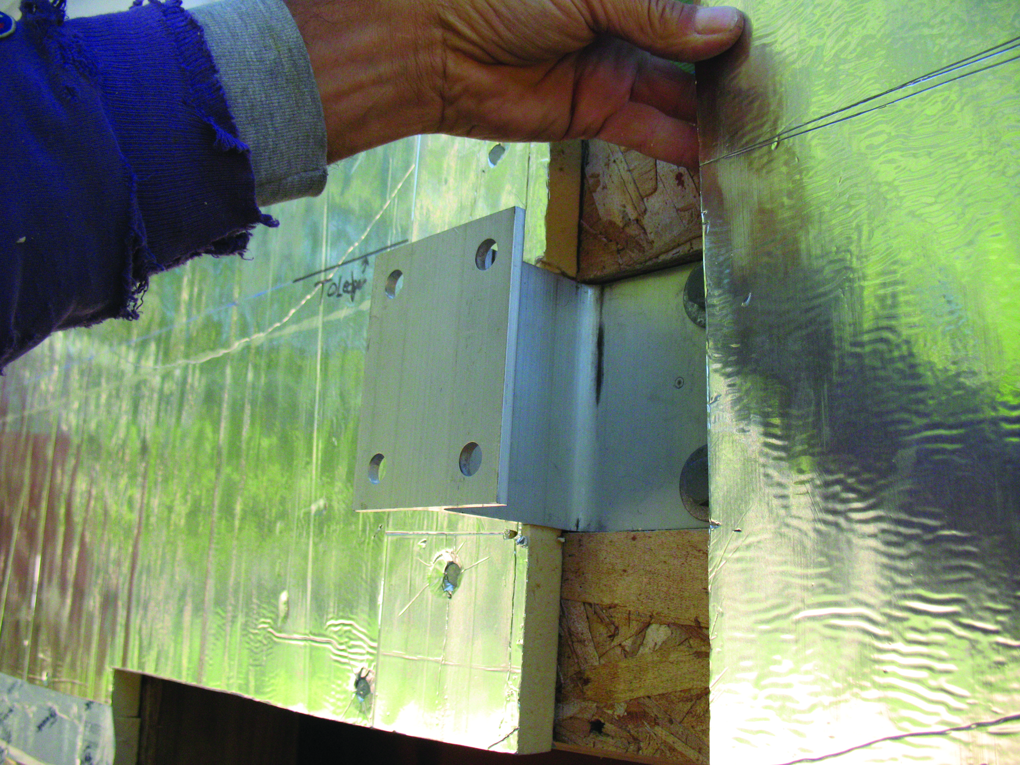 Installing Deck Ledgers Over Exterior Insulation