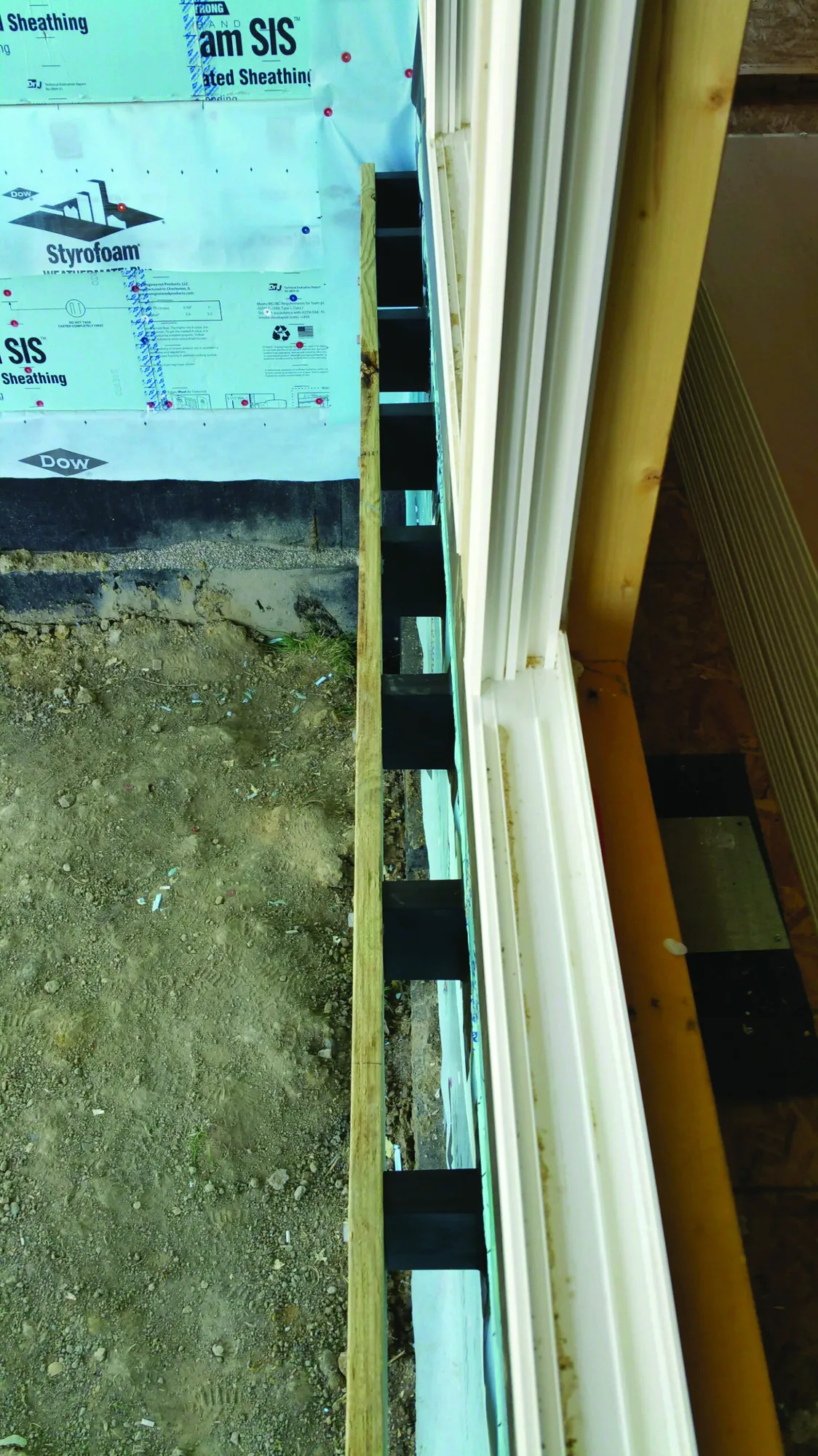 Installing Deck Ledgers Over Exterior Insulation