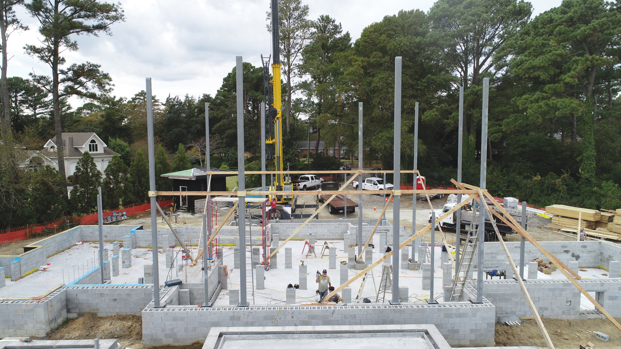 Hybrid Wood/Steel Framing