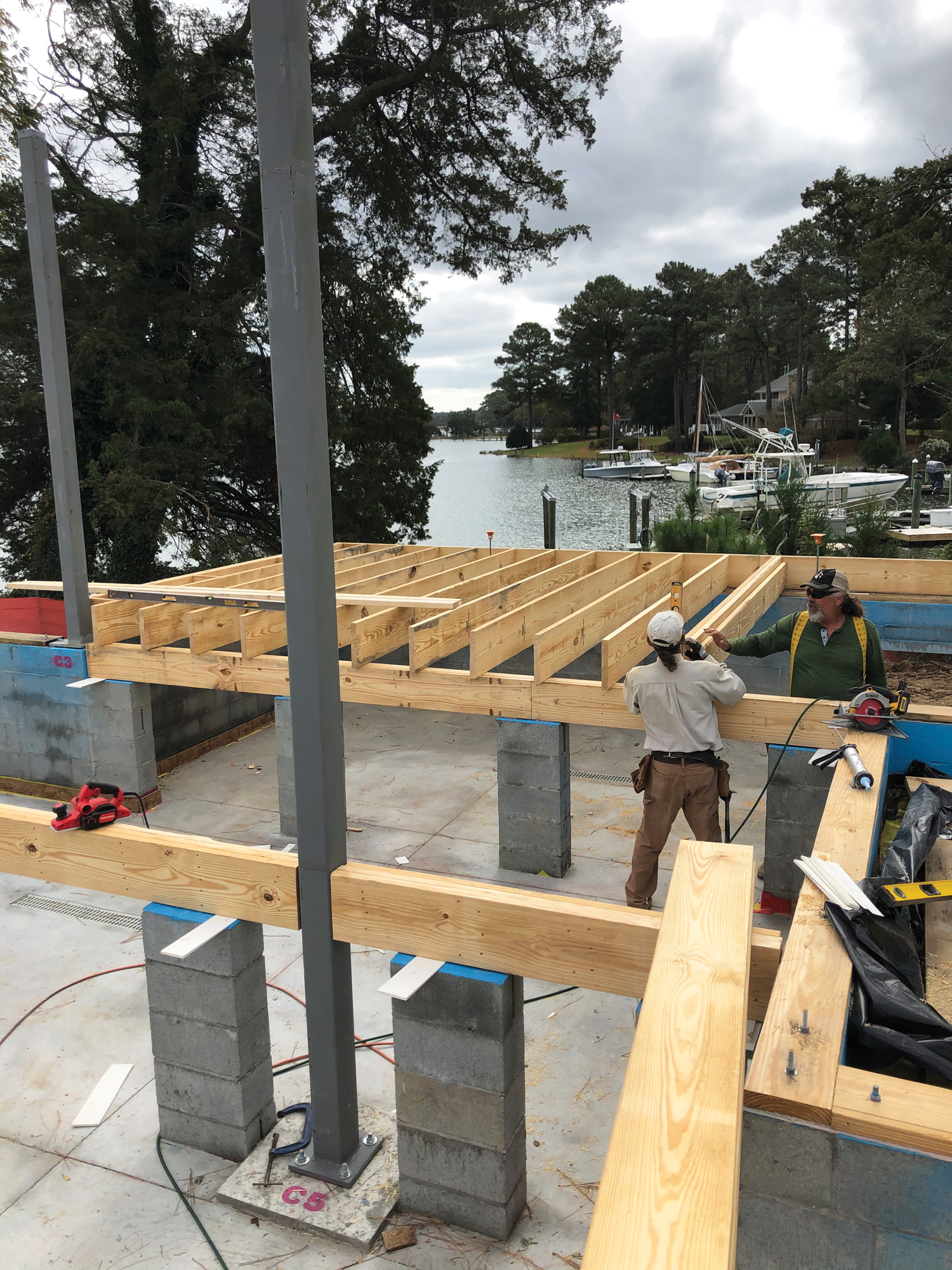 Hybrid Wood/Steel Framing