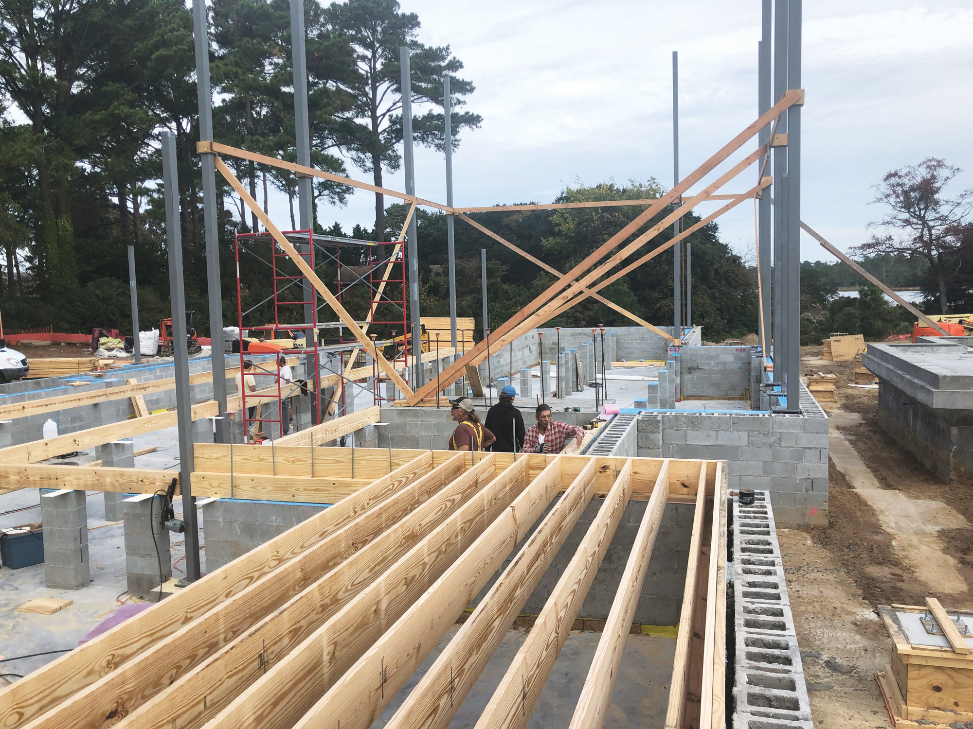 Hybrid Wood/Steel Framing