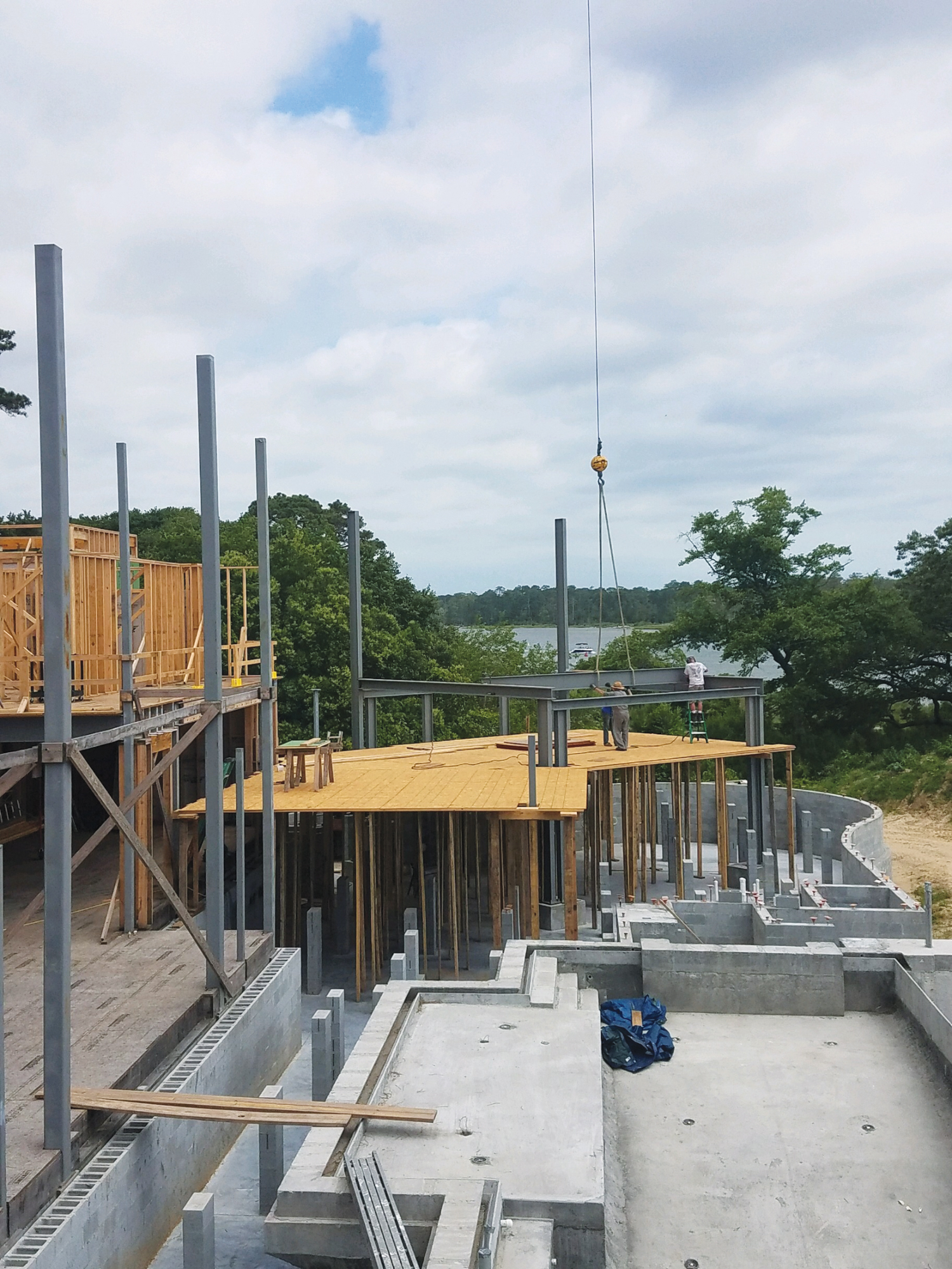 Hybrid Wood/Steel Framing