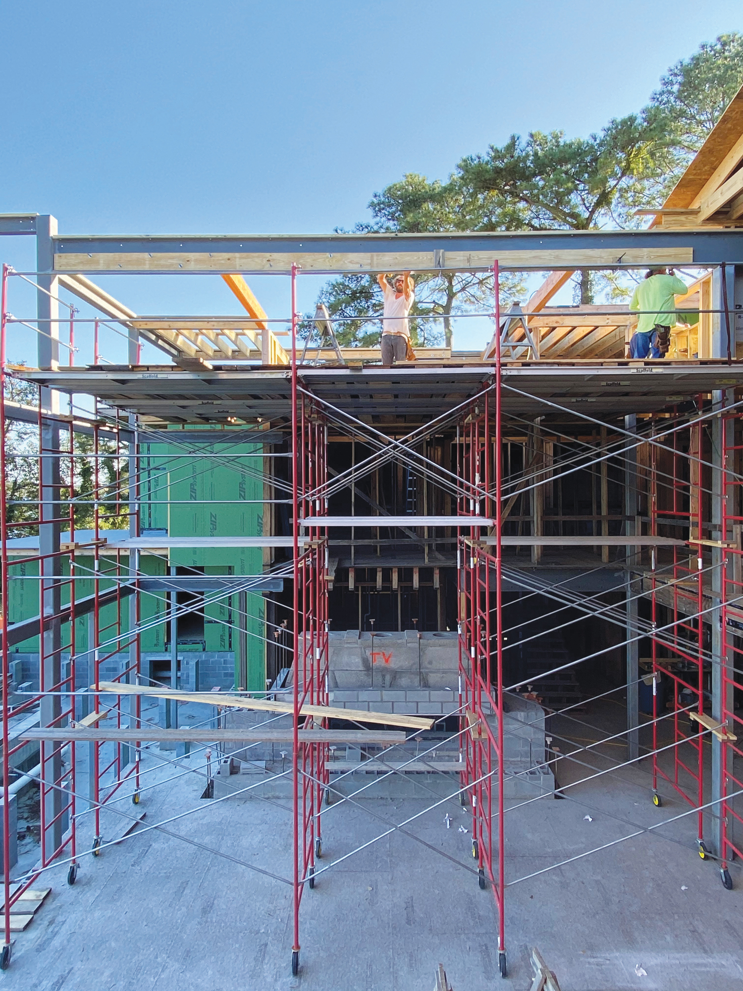 Hybrid Wood/Steel Framing