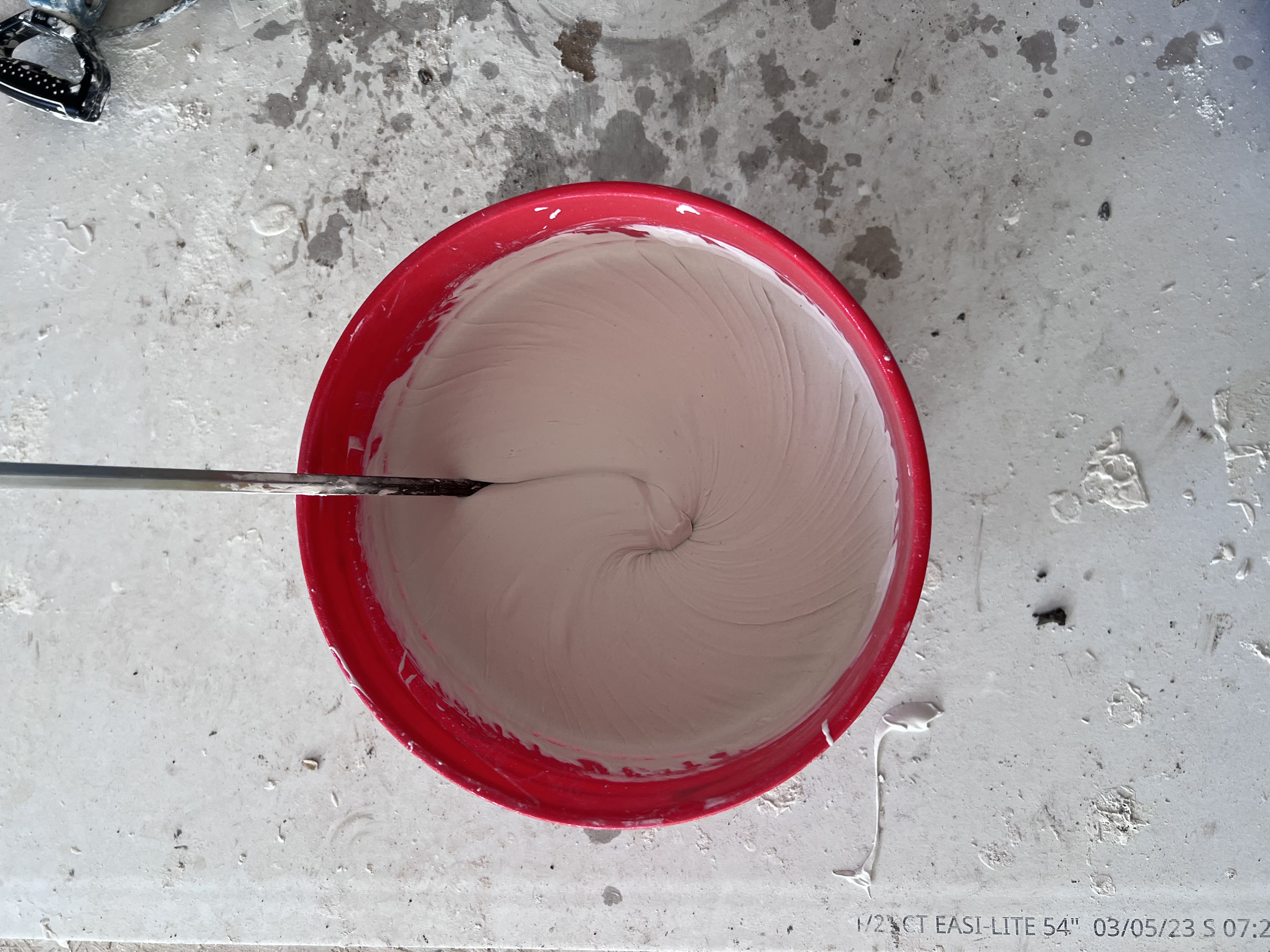 Adding Water to Joint Compound