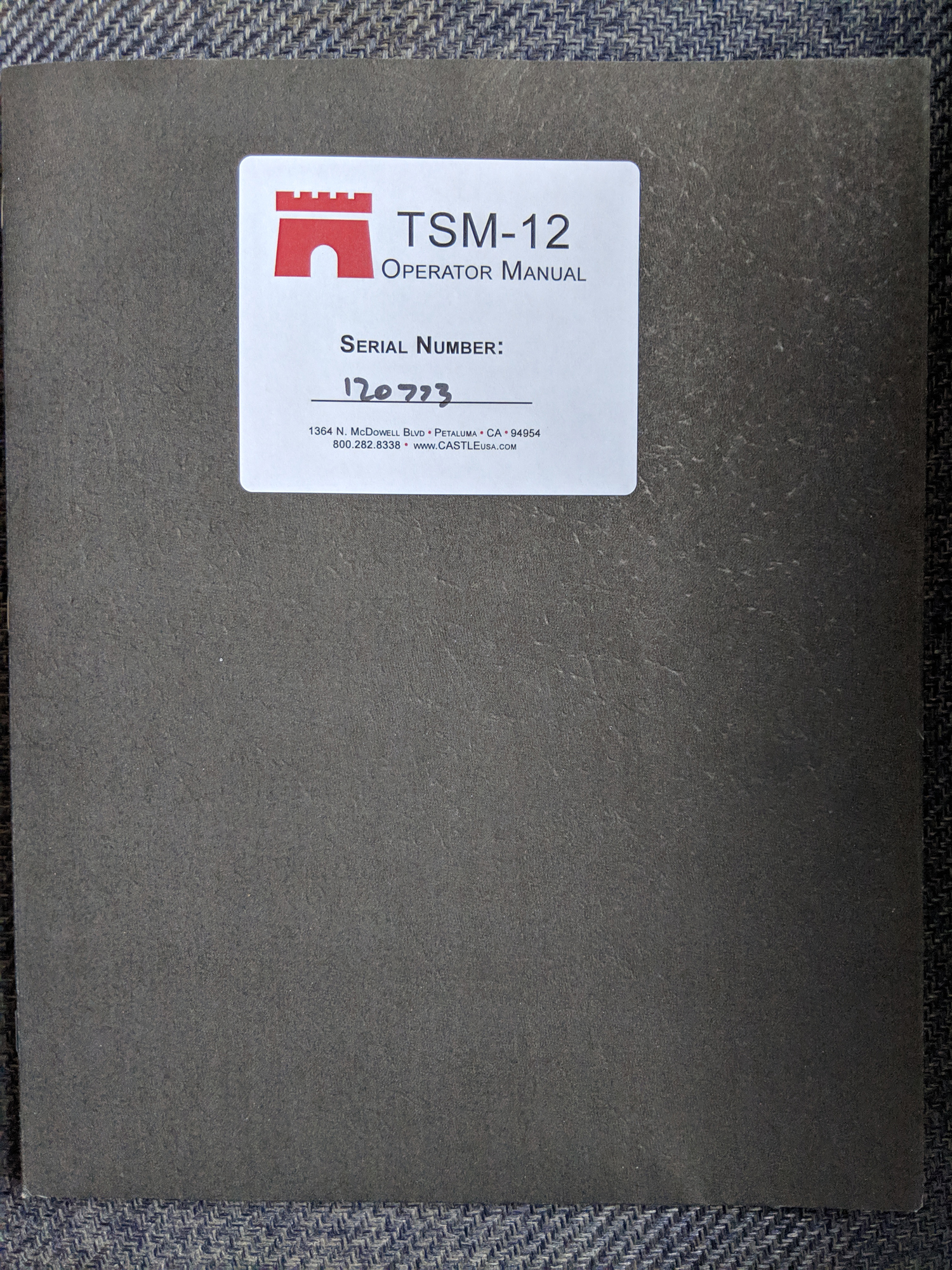Castle TSM12 Bench Top Pocket-Hole Cutter