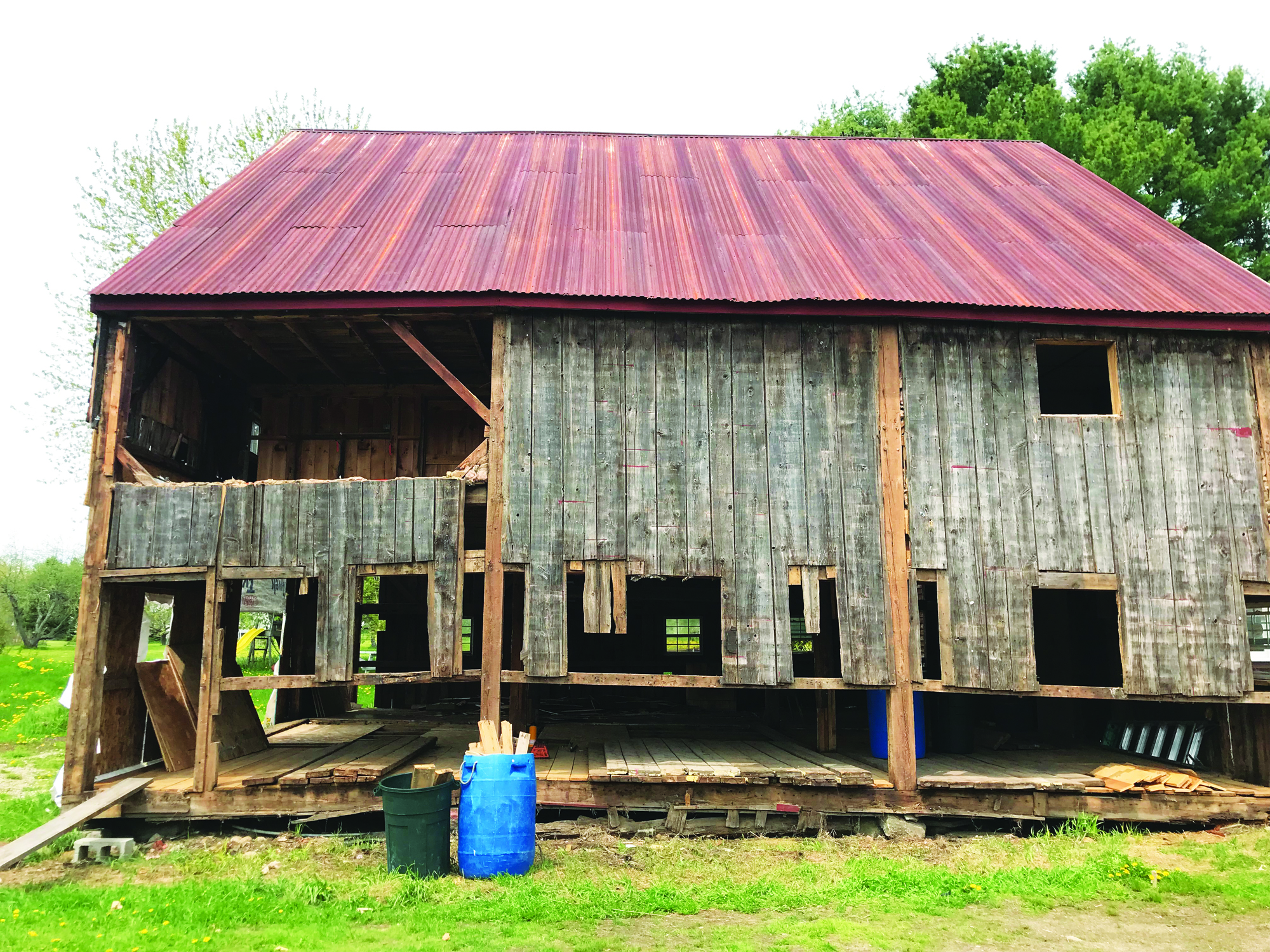 Rescuing an Old Barn