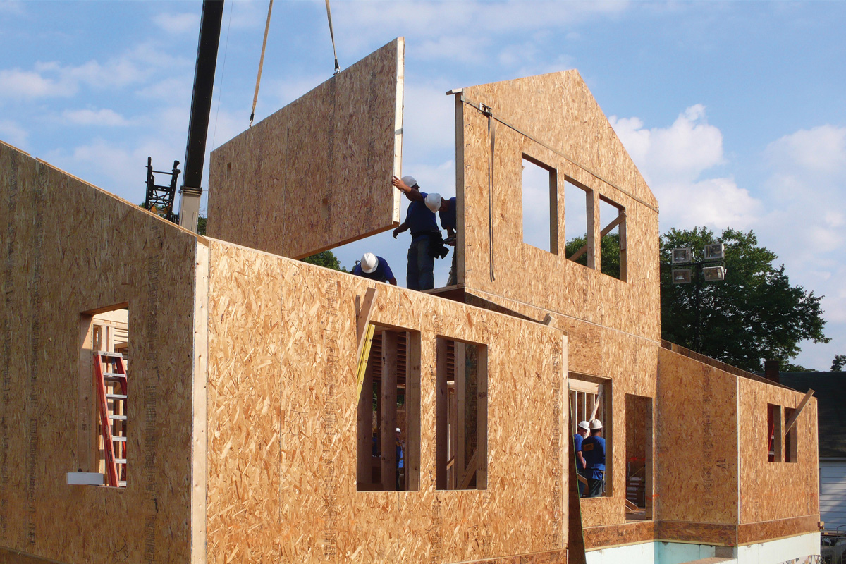 Easy Siding and Trim Attachment with Wood Structural Panels
