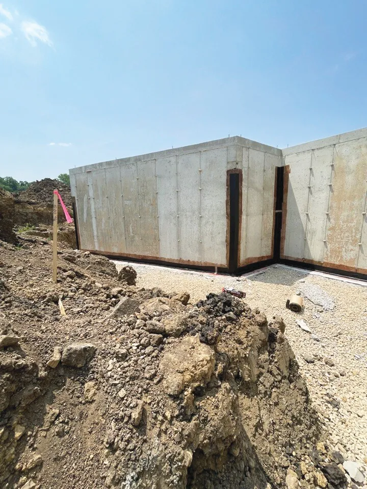 On Site With Mel-Rol Foundation Waterproofing Membrane