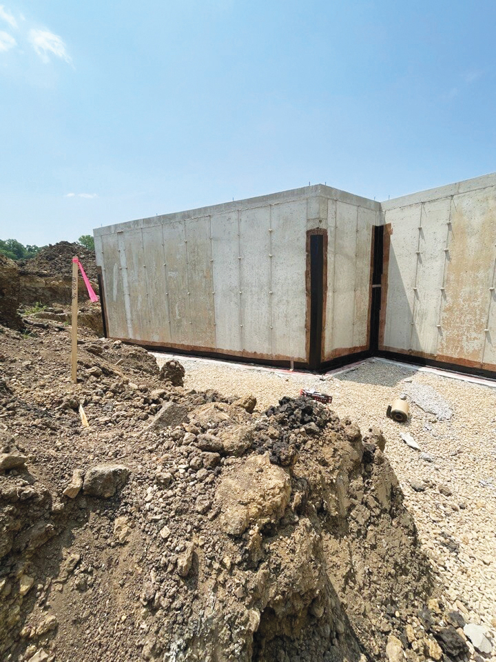 On Site With Mel-Rol Foundation Waterproofing Membrane