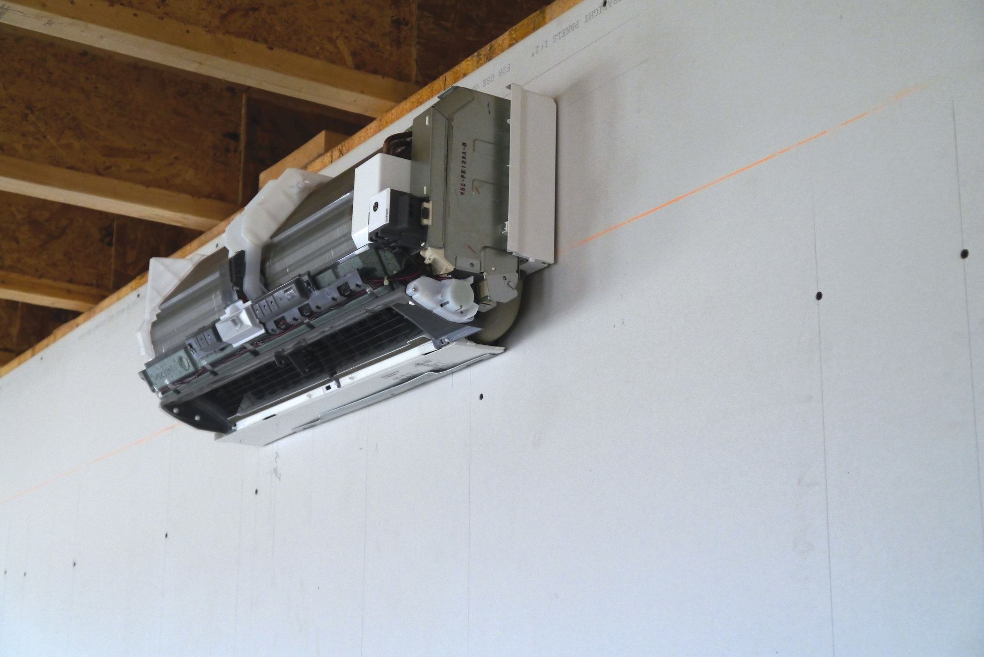 Minisplit Installation on an Interior Wall