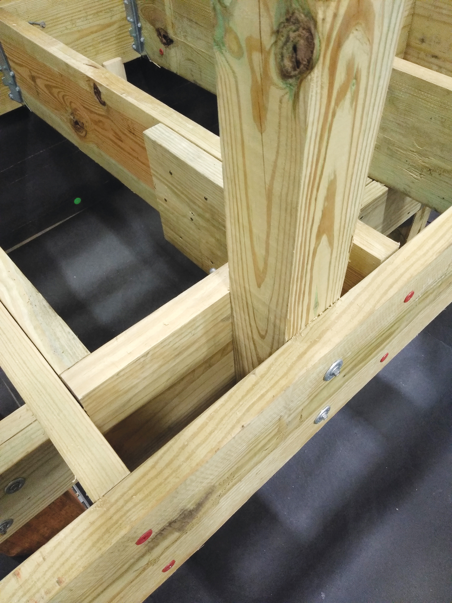 Connecting Guard Posts to Deck Frames