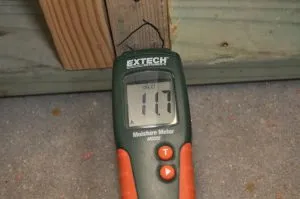Pre-Drywall Moisture Meter Check