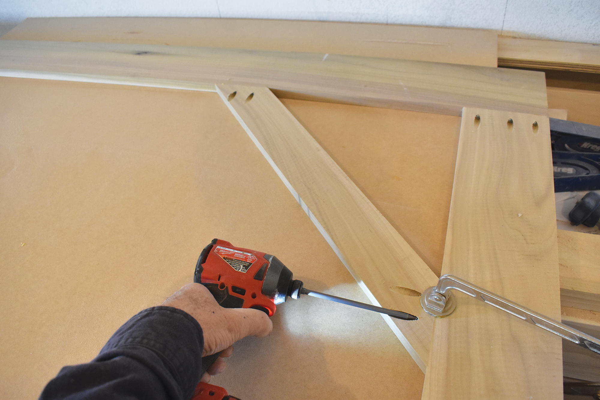 Prefabricating a Frame-and-Panel Ceiling
