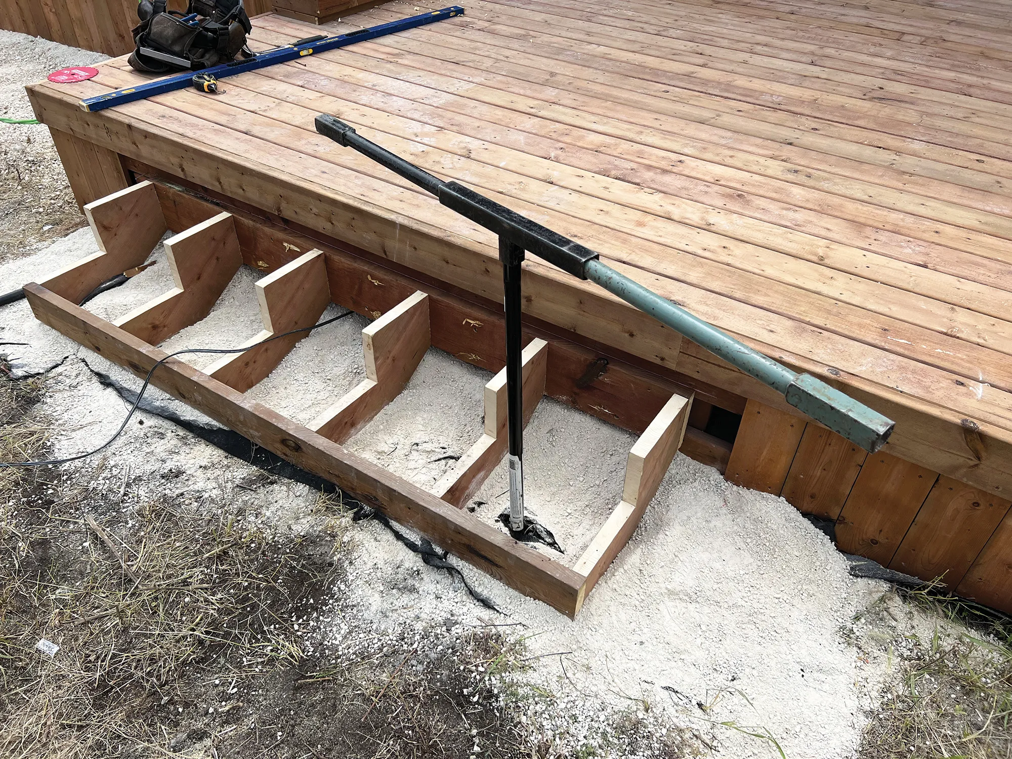 Quicker Stair Stringer Support