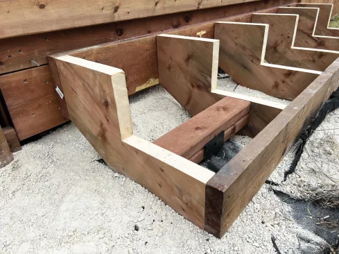 Quicker Stair Stringer Support