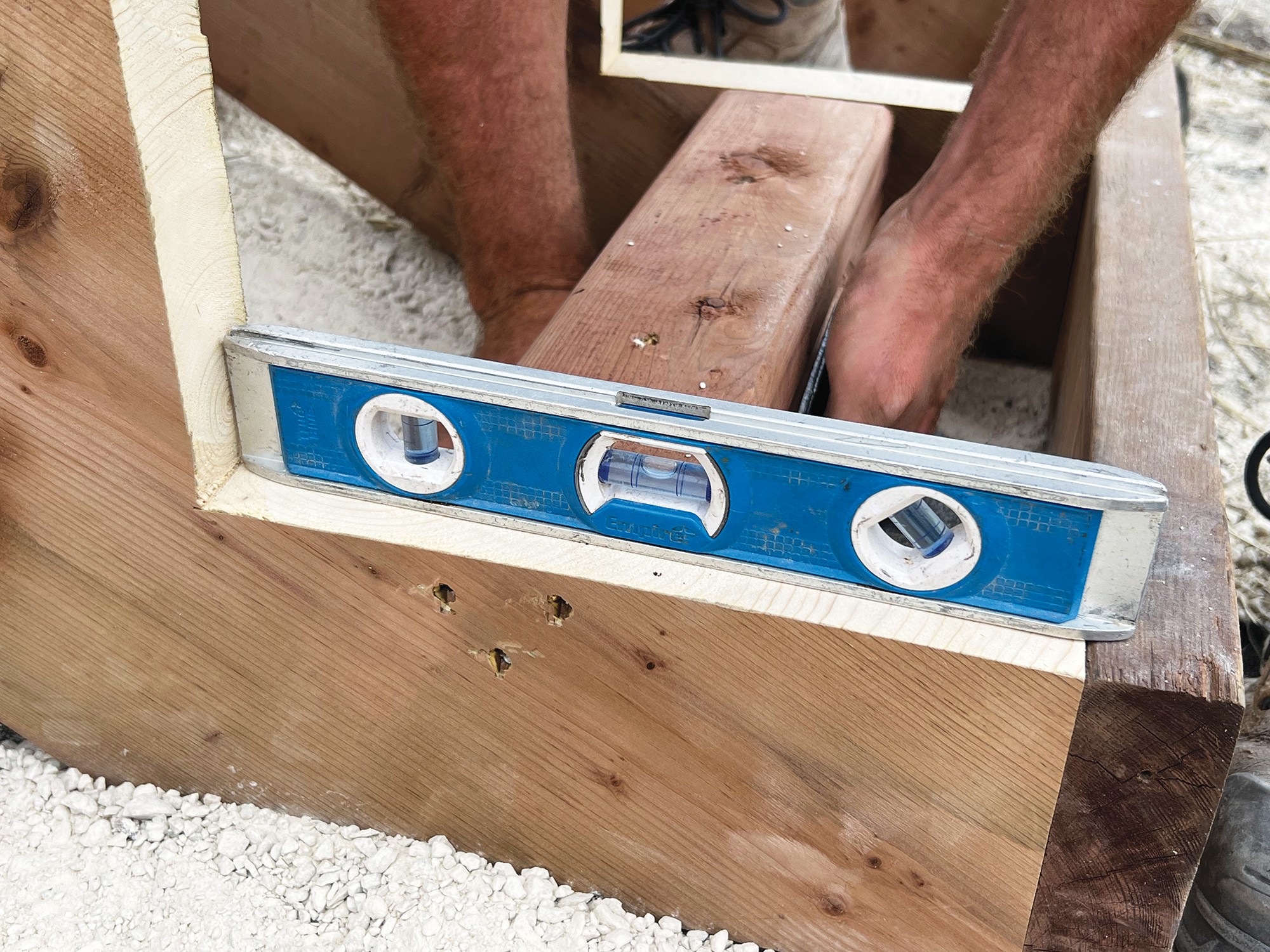 Quicker Stair Stringer Support