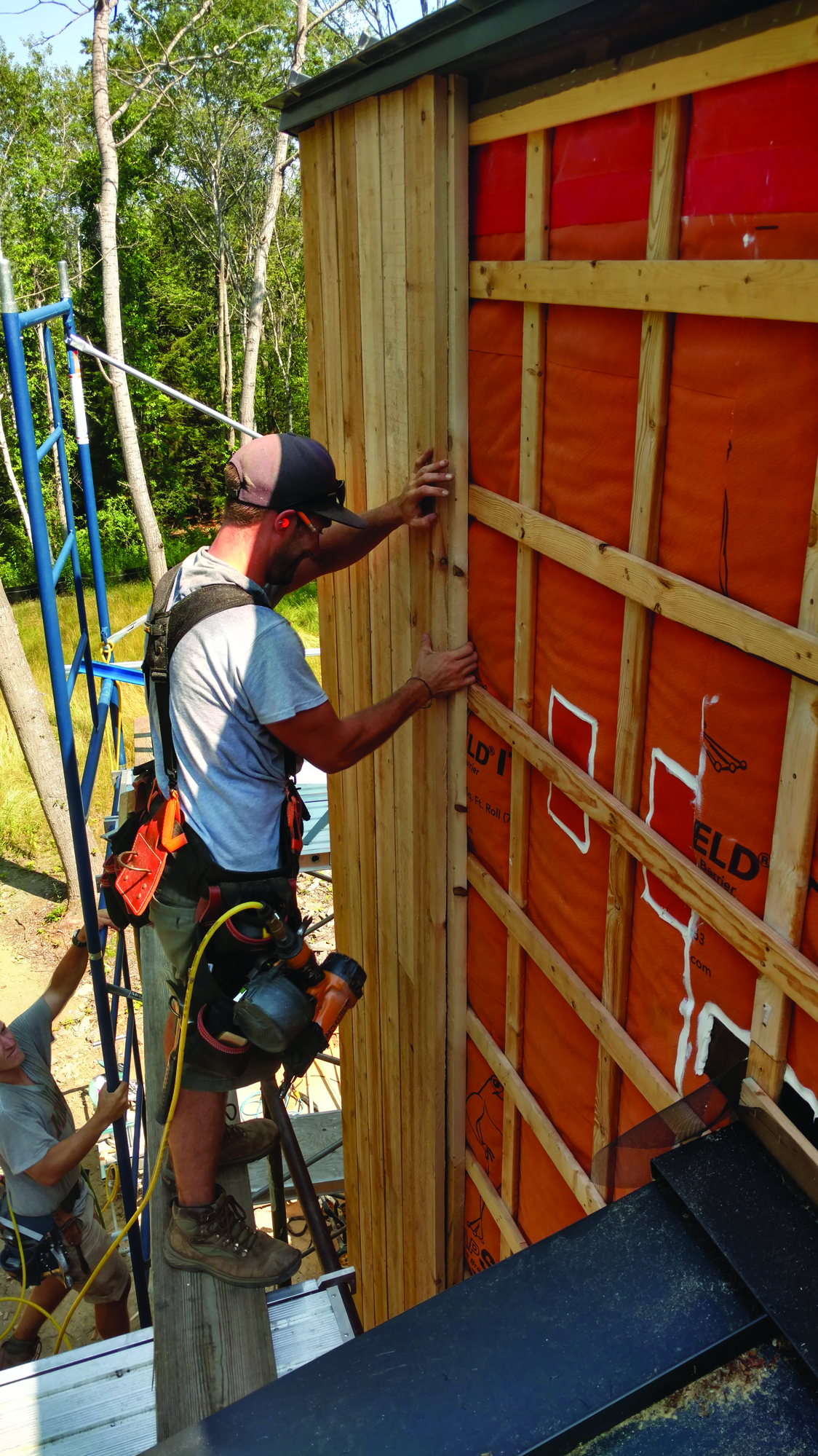 Reverse Board-and-Batten Siding