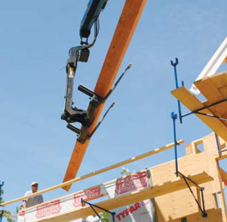 Timber-Frame Look for a Stick-Frame Addition