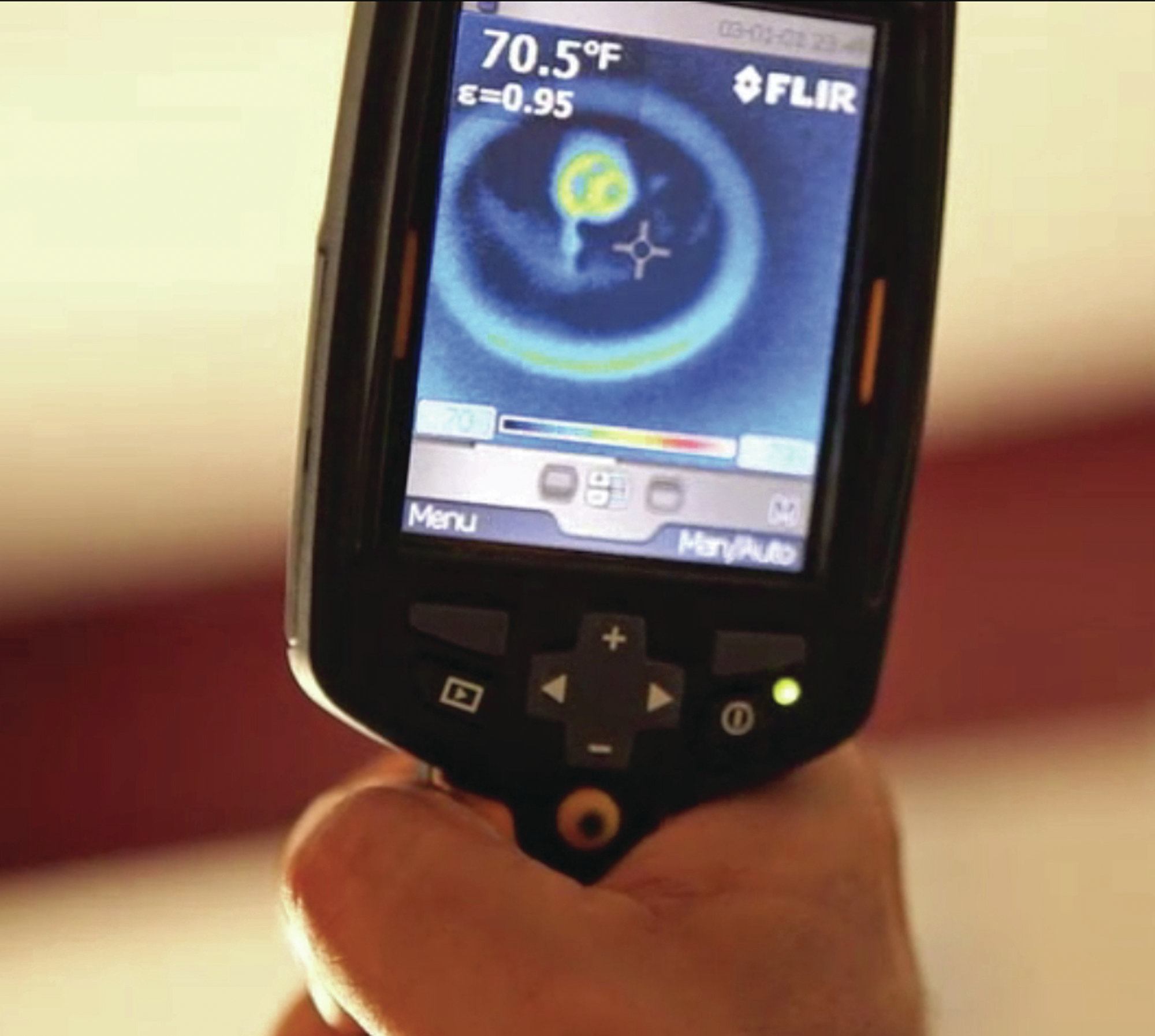 Thermal Imaging With a Blower Door