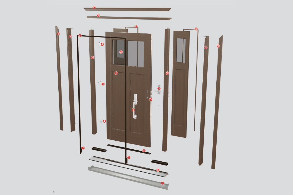 Build better entryways with a complete door system