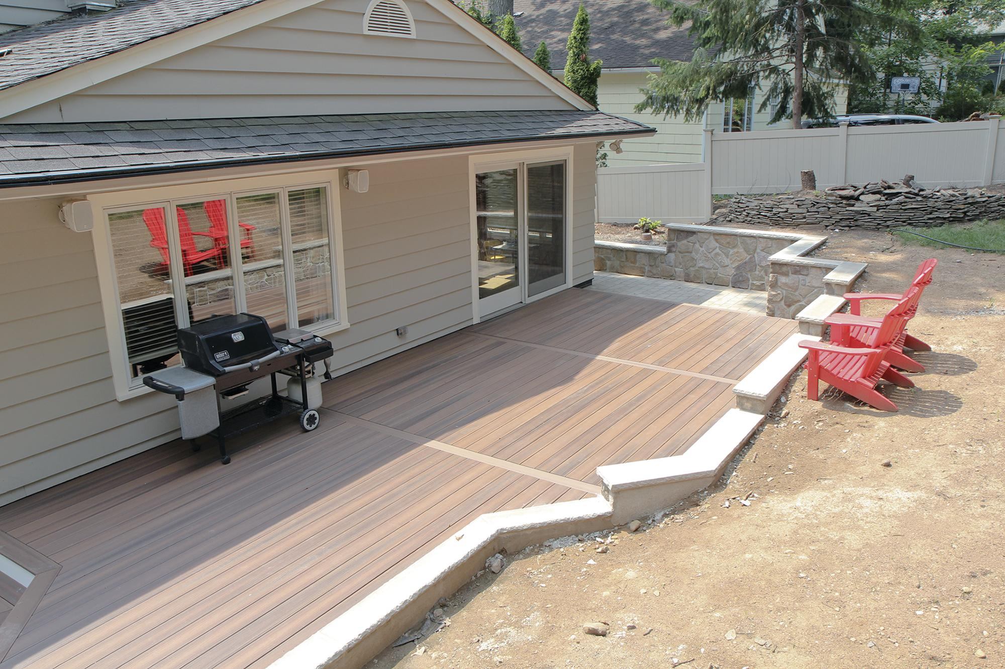 Supporting a Deck With a Retaining Wall