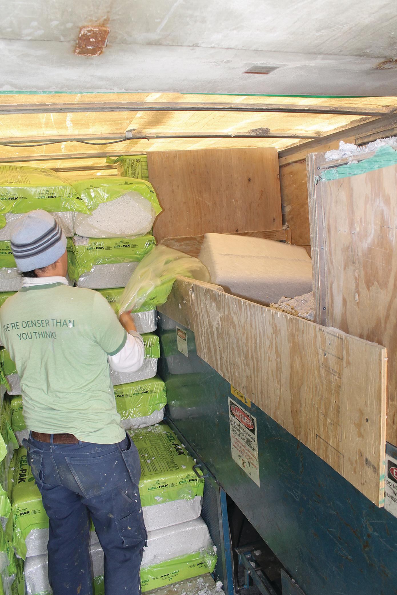 Installing Dense-Pack Cellulose