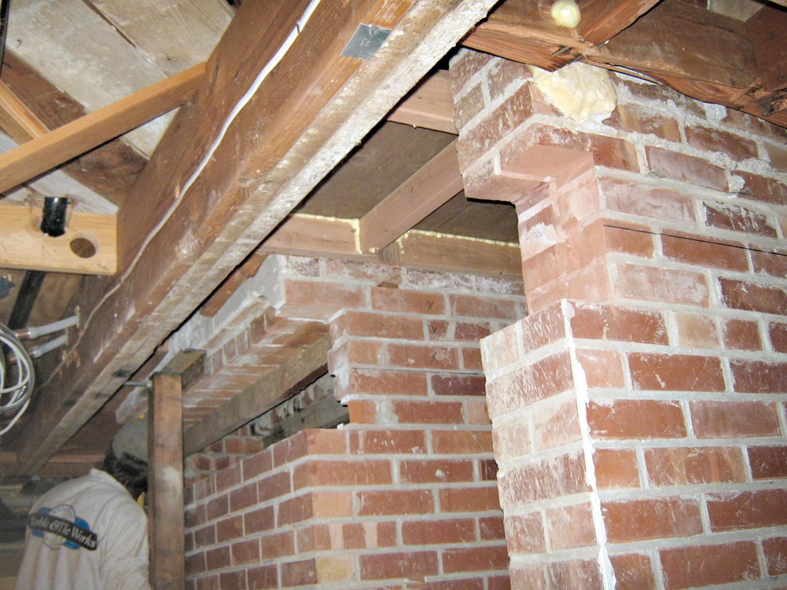 Supporting a Brick Chimney With Structural Steel