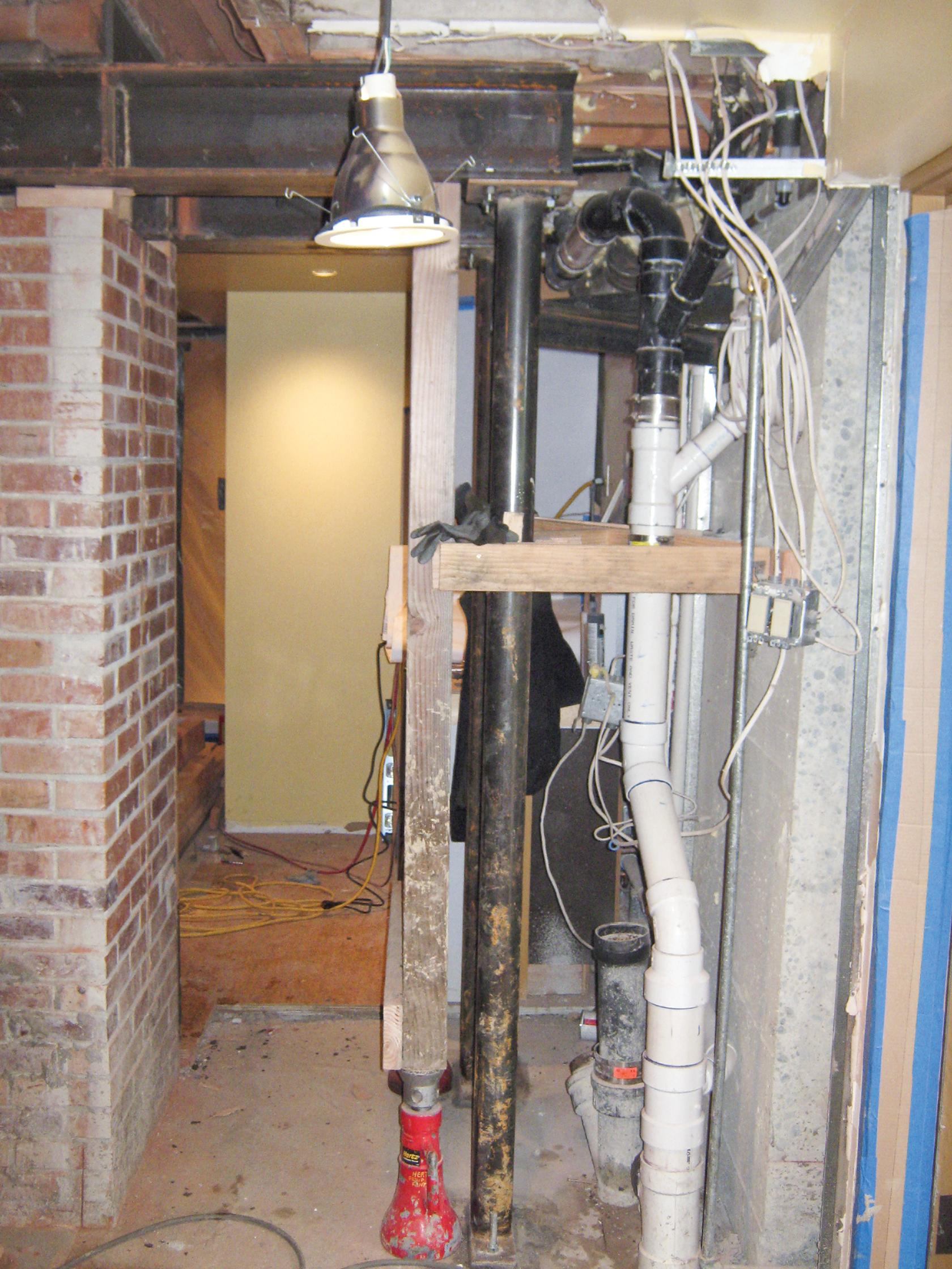 Supporting a Brick Chimney With Structural Steel