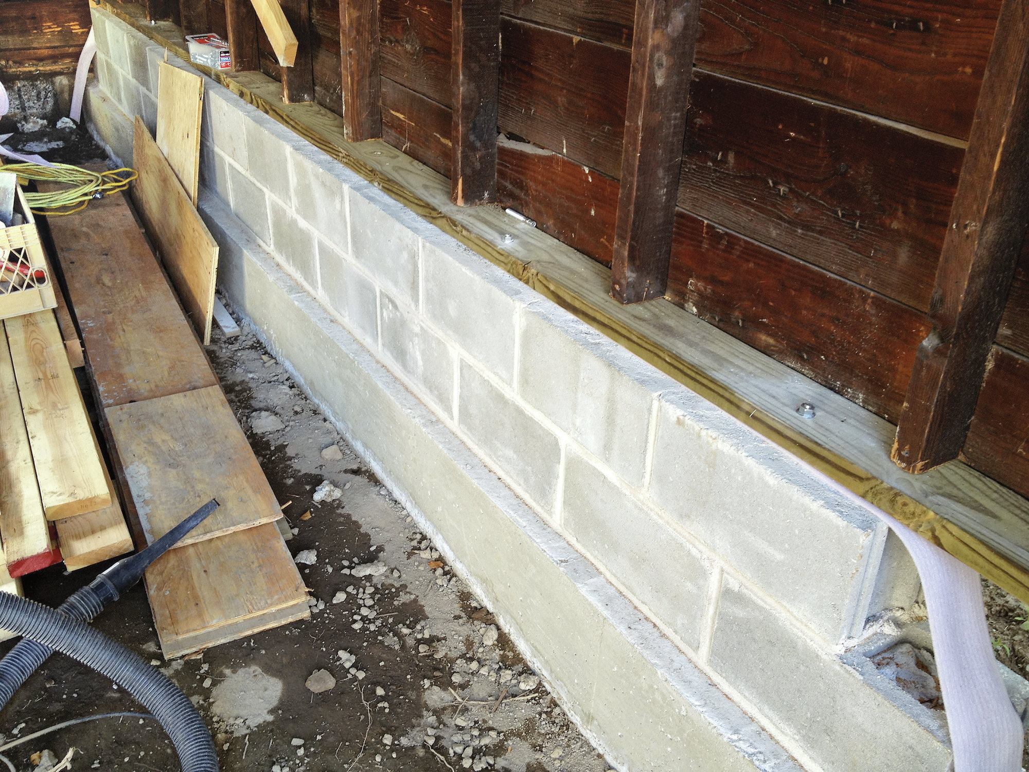 Small Garage Foundation Repair