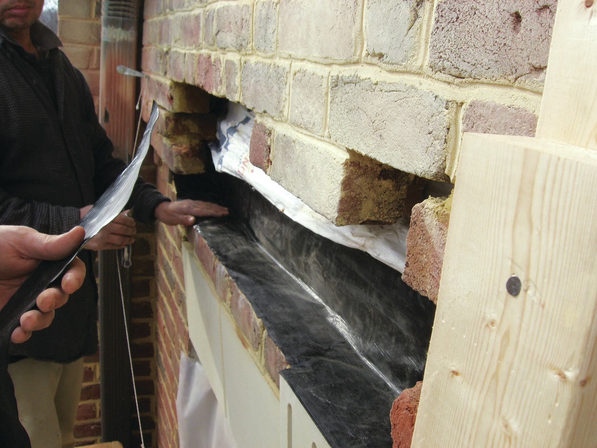 Masonry Through-Wall Flashing at Windows