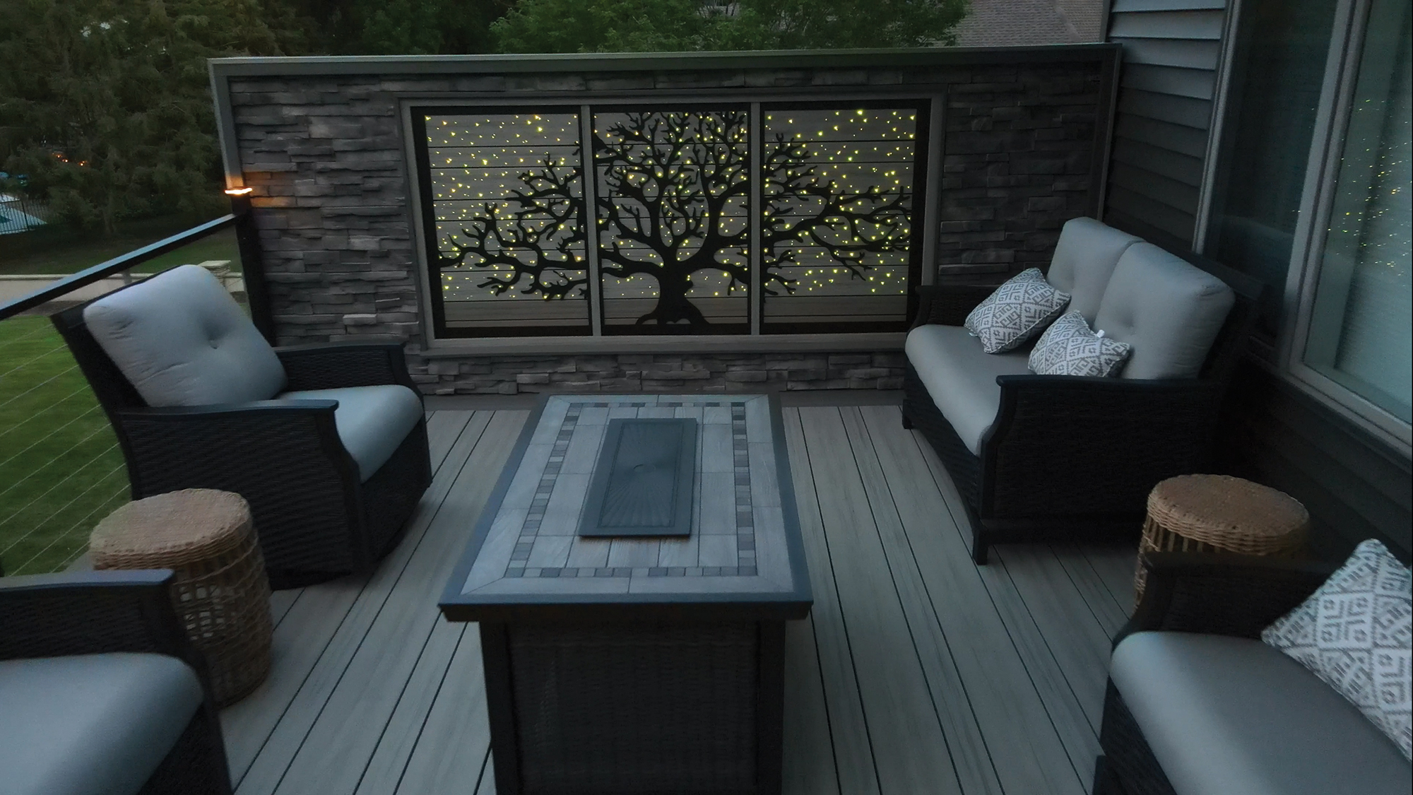 Tree of Life Privacy Wall
