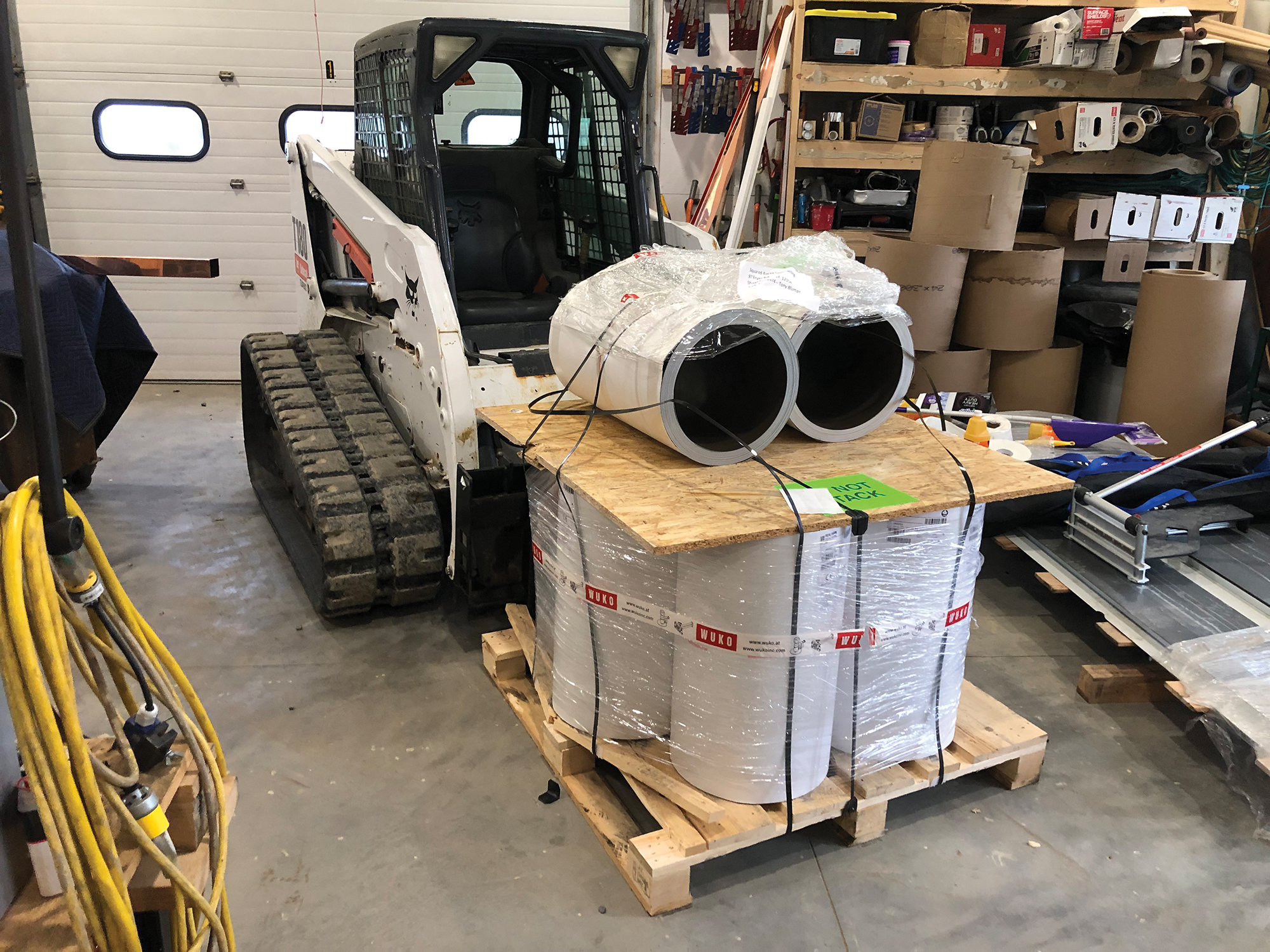 Standing Seam for a Circular Turret