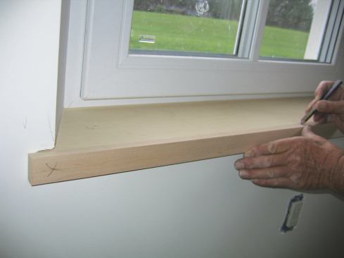 Trimming Windows in a Deep Wall