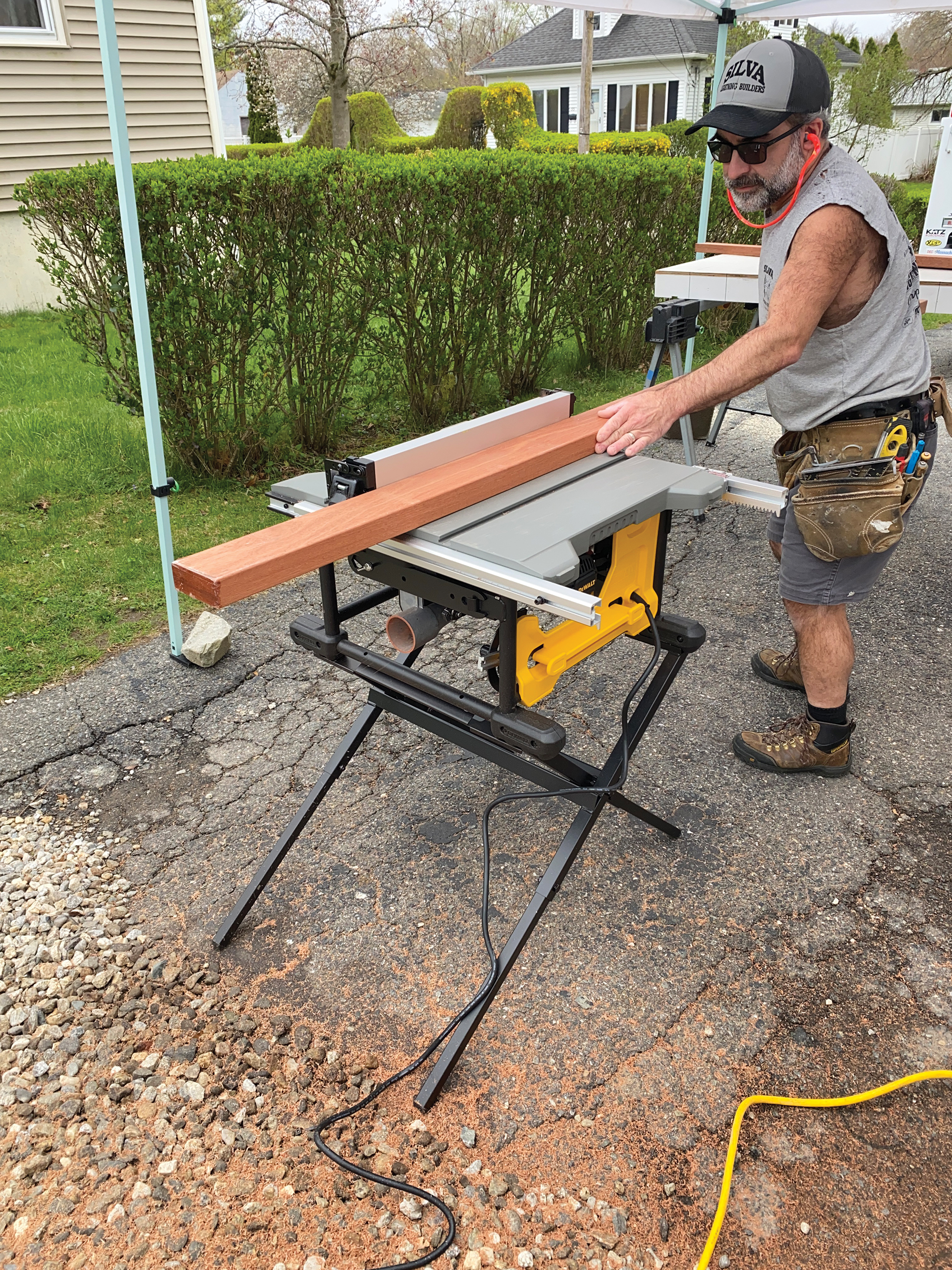 A Durable Wood Railing