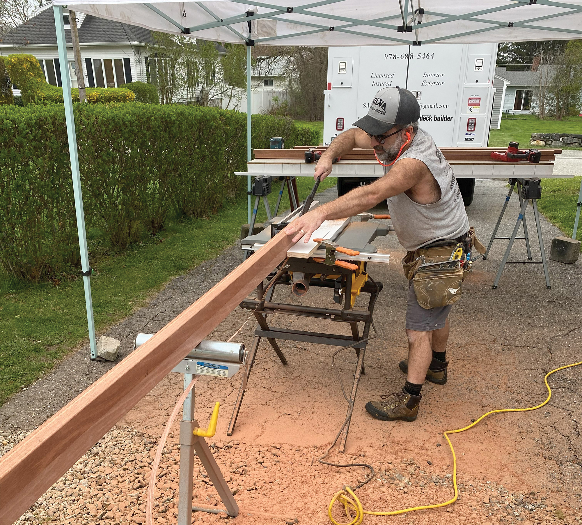A Durable Wood Railing