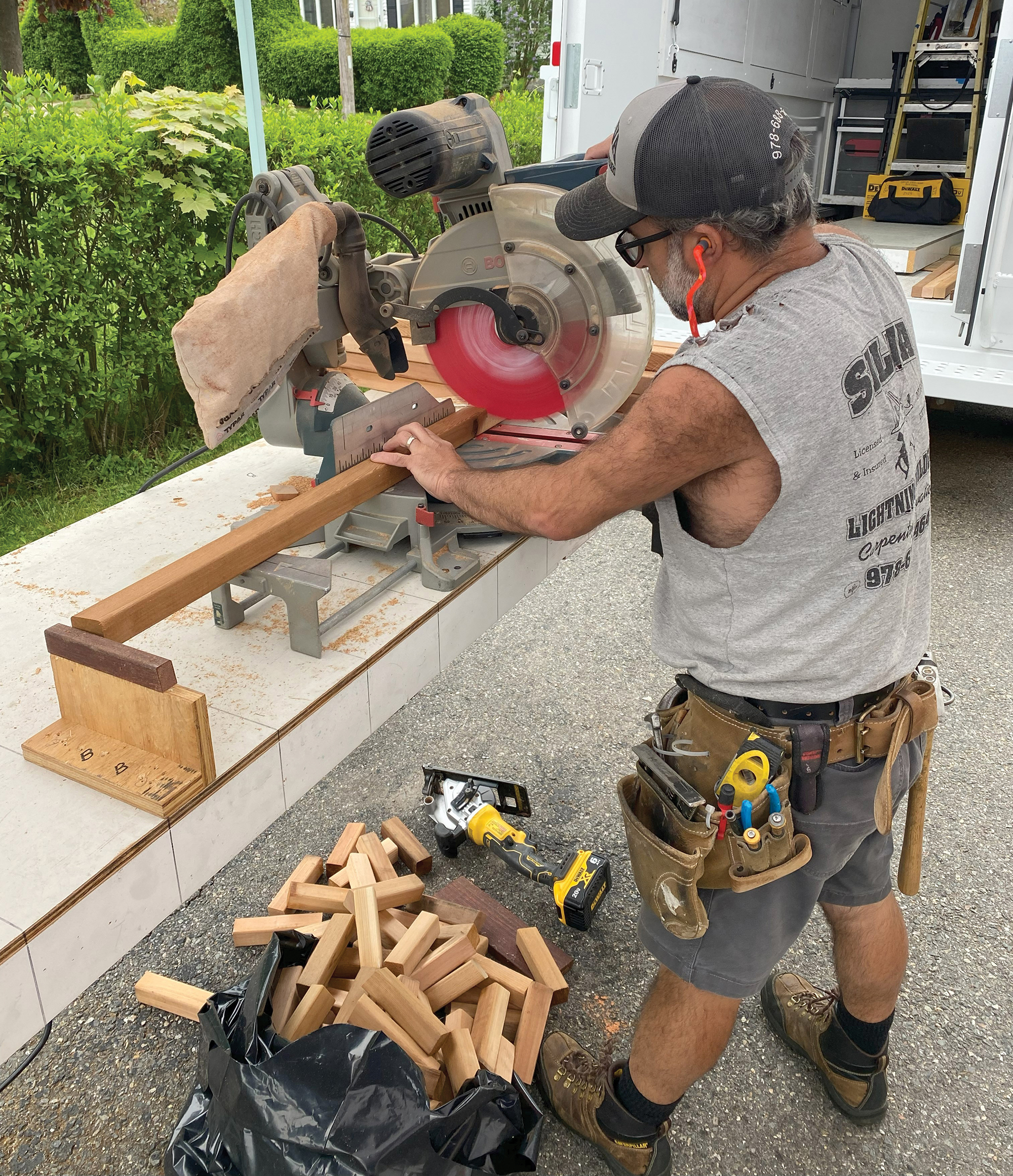A Durable Wood Railing