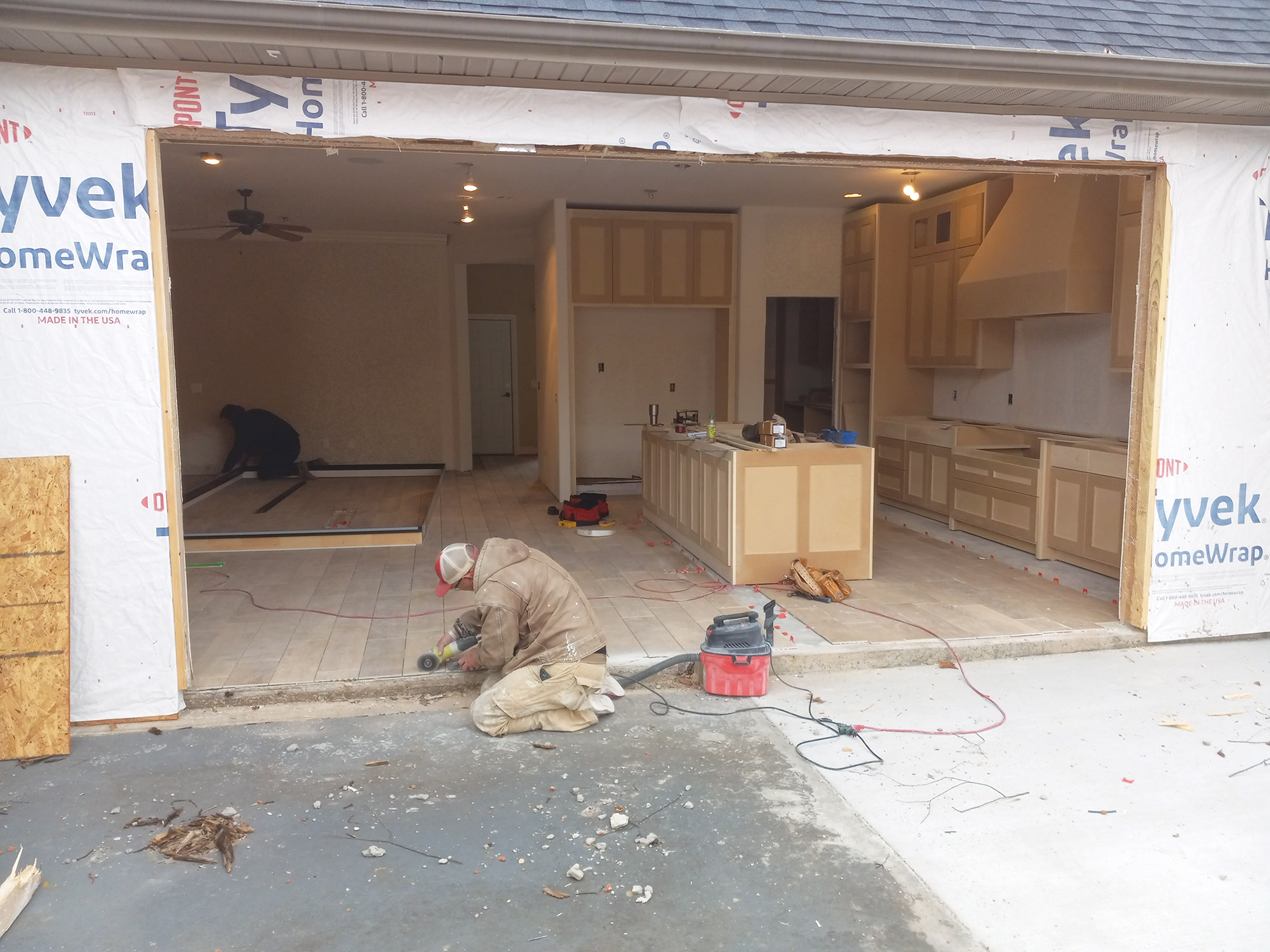 A Framing Trick for Retrofitting a Wide Door