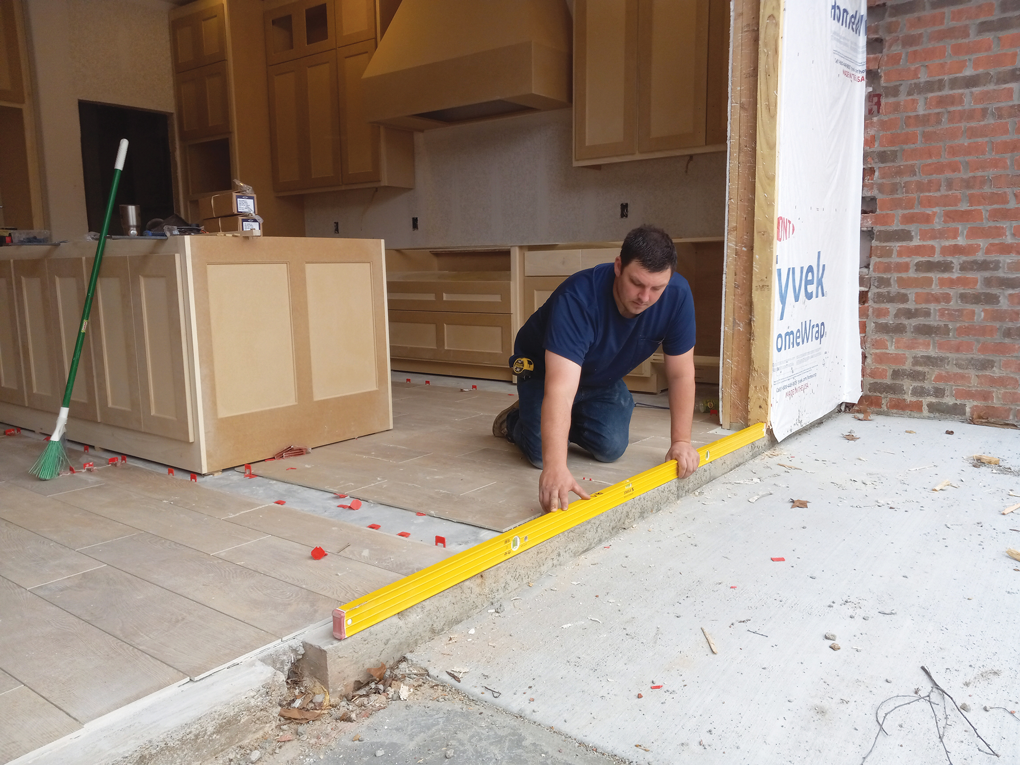 A Framing Trick for Retrofitting a Wide Door