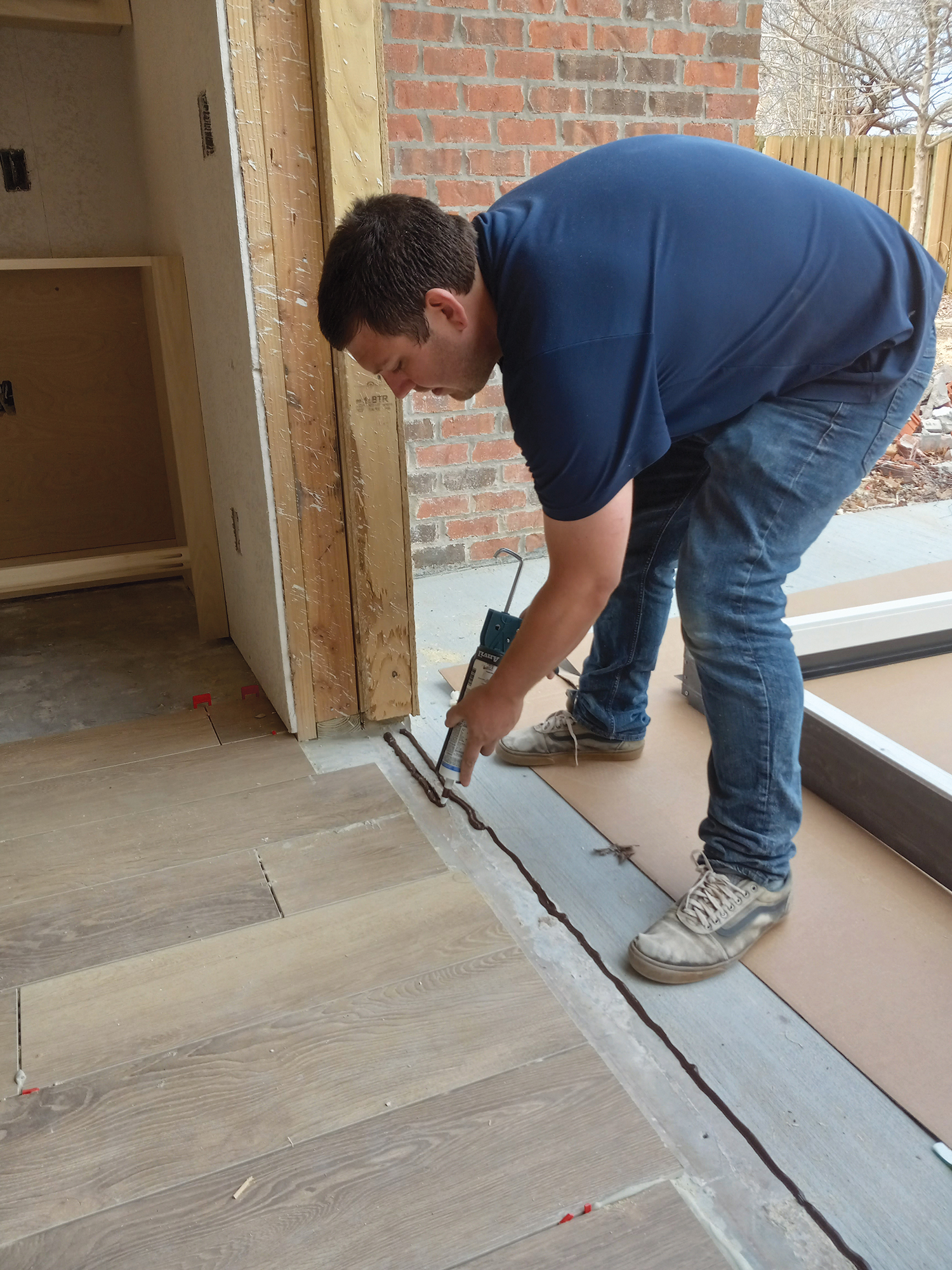 A Framing Trick for Retrofitting a Wide Door
