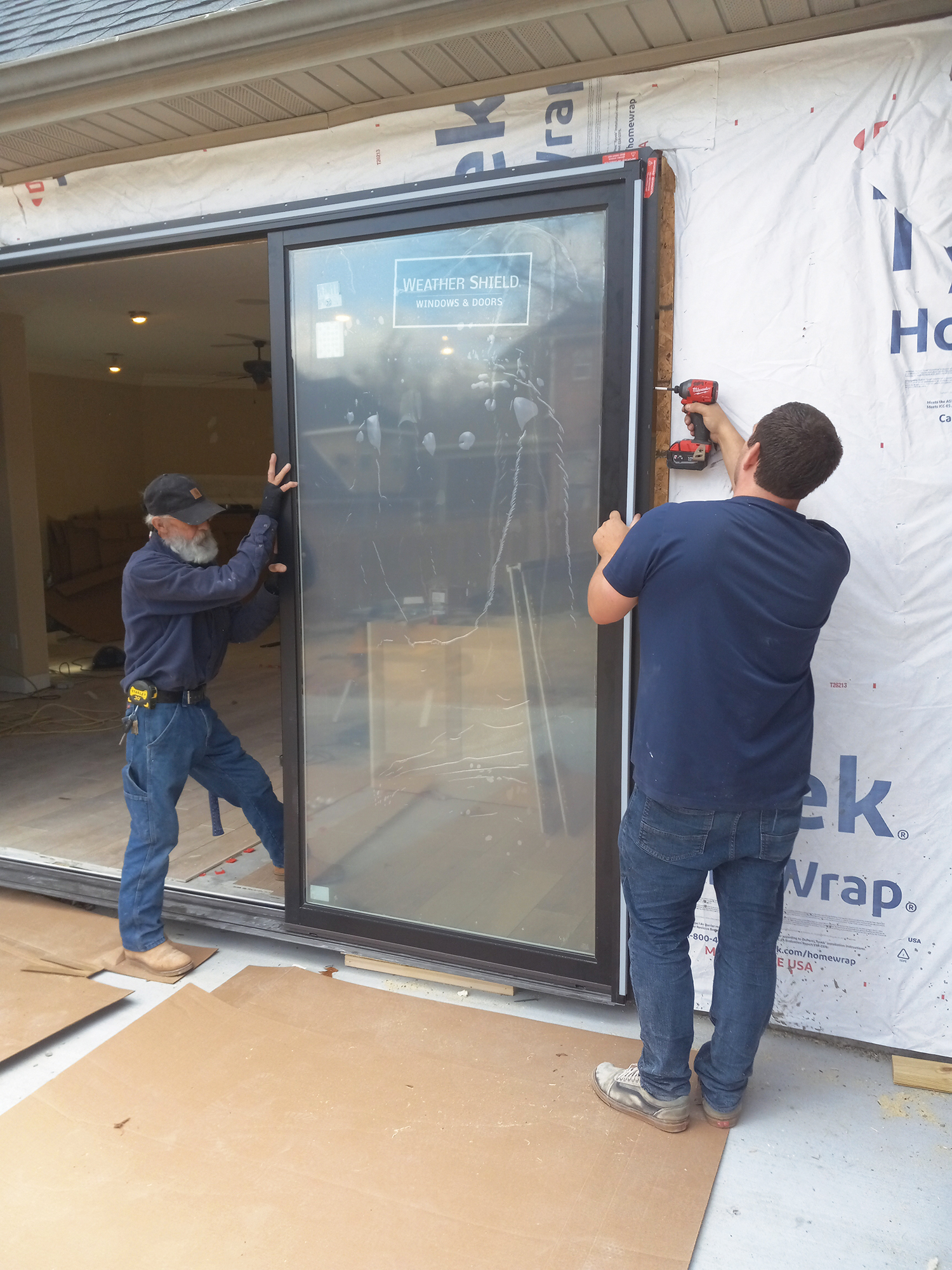 A Framing Trick for Retrofitting a Wide Door