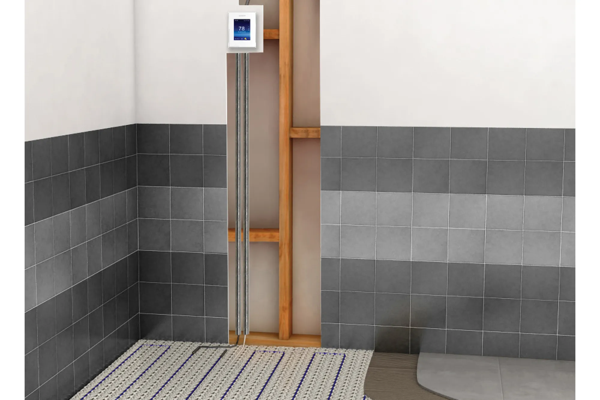 Diffusive Floor Heating System